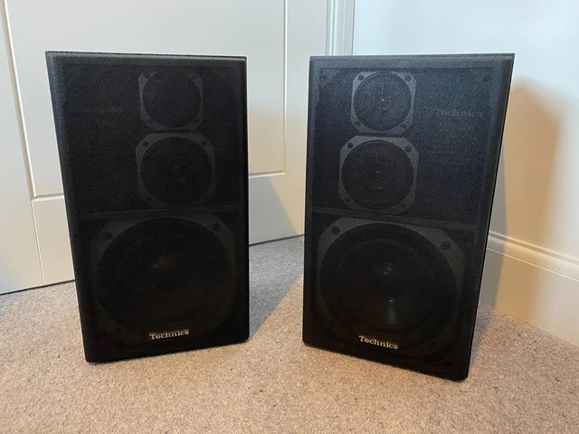 TECHNICS SB-F860 3 way speaker (pair) with stands £79.99 - PicClick UK