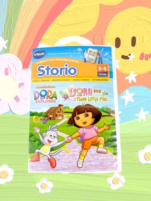 VTECH STORIO NICKELODEON Dora The Explorer Dora and The Three Little ...