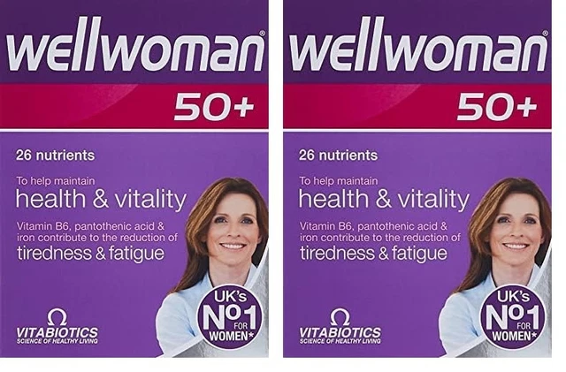 VITABIOTICS WELLWOMAN MULTIVITAMIN Tablets for Women Over 50 Years 60 ...