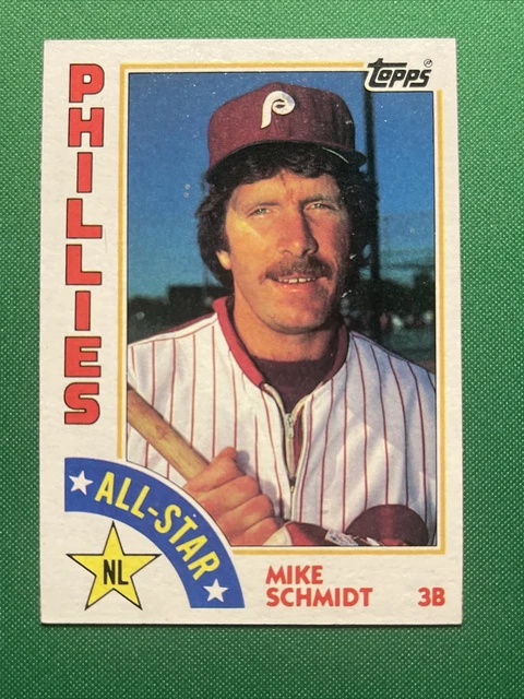 1984 TOPPS MIKE Schmidt HOF NL All-Star Philadelphia Phillies Baseball ...