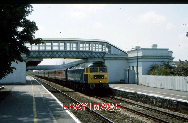 ORIGINAL 35MM SLIDE CLASS 47 LOCO NO 47840 NORTH STAR AT BRIDGEWATER ...