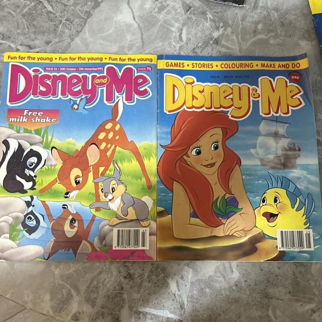 DISNEY & ME Magazine Bundle Comic X2 Issues 44 and 53 1993 Vintage ...