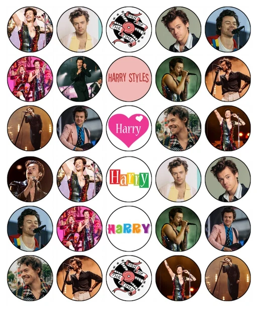 HARRY STYLES CAKE Topper Edible Birthday Cupcake Decorations EUR 7,96 ...