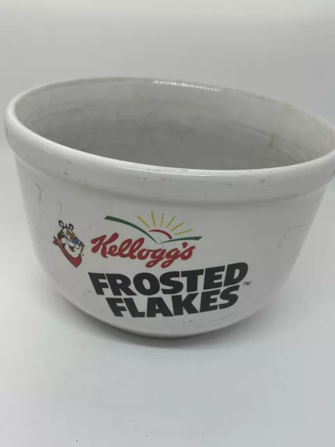 KELLOGG'S TONY TIGER Frosted Flakes Cereal Bowl 1999 Houston Harvest ... KELLOGG'S TONY TIGER Frosted Flakes Cereal Bowl 1999 Houston Harvest ...
