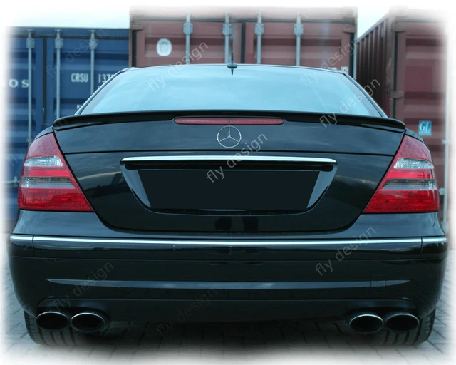 REAR SPOILER FITS Mercedes E-Class W211, style from ABS perfect look £ ...
