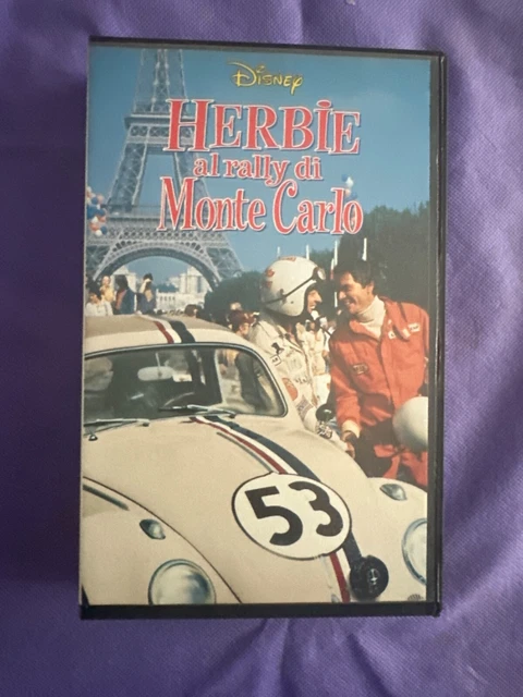 VHS FILM DISNEY HERBIE AL RALLY DI MONTE CARLO EUR 70,00 - PicClick IT