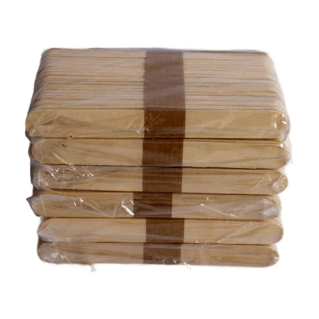 JUMBO WOODEN LOLLY Lollypop Sticks Natural craft model making 150mm x ...