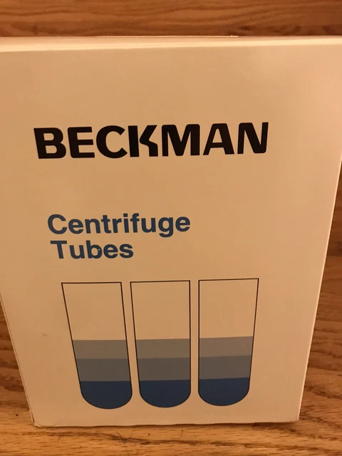 BECKMAN POLYCARBONATE CENTRIFUGE Tubes 343775 Full Package EUR 63,19 ...