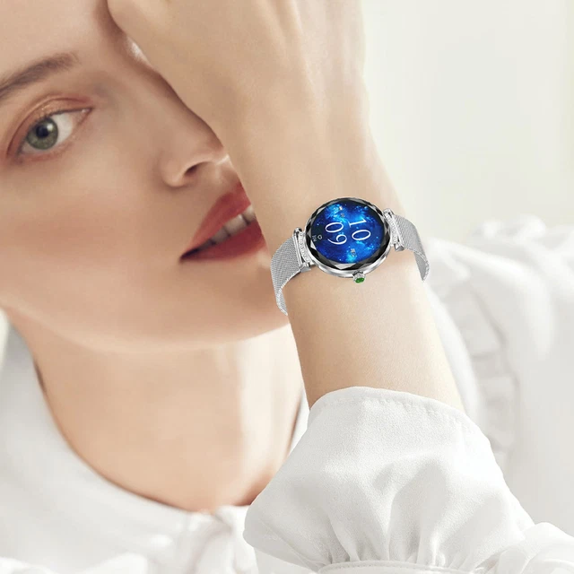 1.19IN SMART WATCH For Women With Rhinestone Smartwatch Call IP68 TOU £ ...
