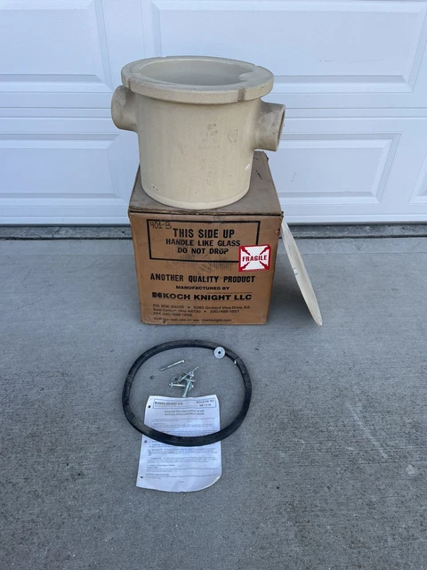 KNIGHT-WARE MONOLITHIC STONEWARE Sump Basin Laboratory ACID BASE ...