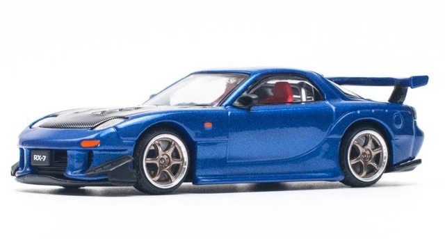 MAZDA RX-7 (FD3S) - RE-Amemiya Widebody - bluemetallic - Pop Race 1:64 ...