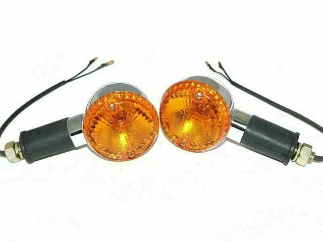 FOR ROYAL ENFIELD Front Indicator Trafficator Blinker 6v £31.32 ...