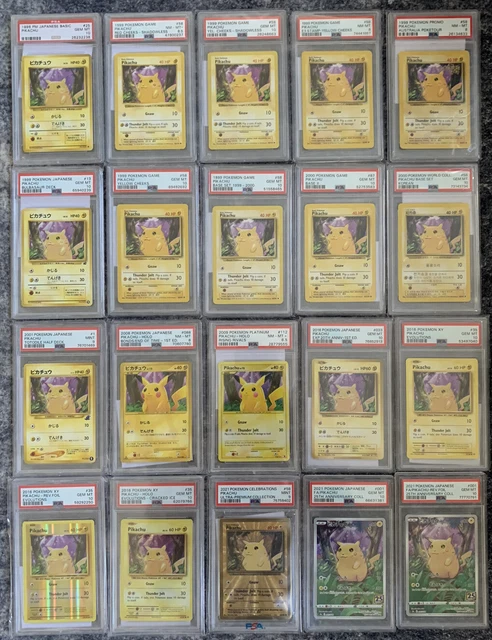 POKEMON CARD PSA 10 Base Set Pikachu Variant Collection $5,000.00 ...