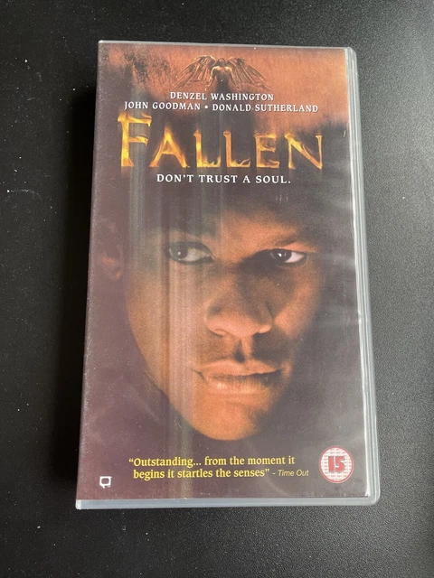 FALLEN (VHS) 1998 Denzel Washington, John Goodman, Donal Sutherland ...