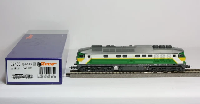 ROCO 52465 DIESELLOK 648 001-9 GYSEV Ep. VI, DC Sound DSS, unbespielt ...