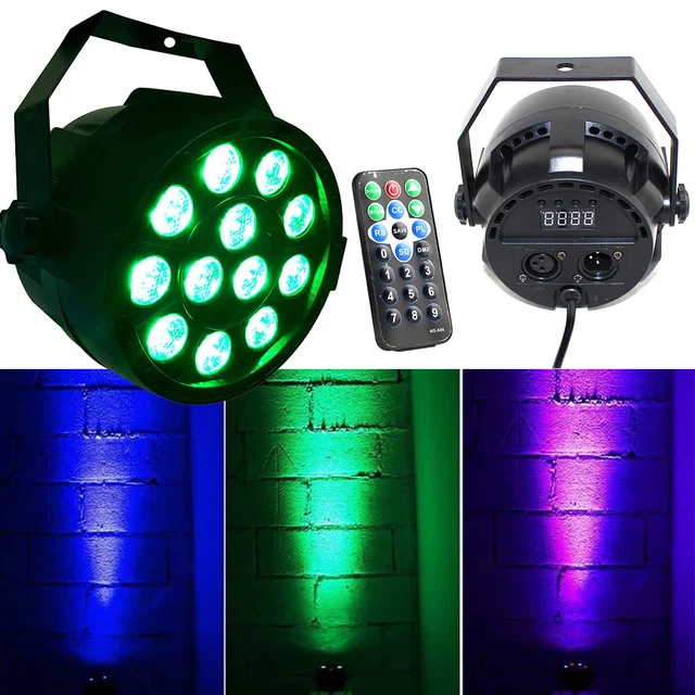 3 IN1 RGB LED PAR DMX Scheinwerfer 7CH Spot Wash Floorspot DJ Party ...