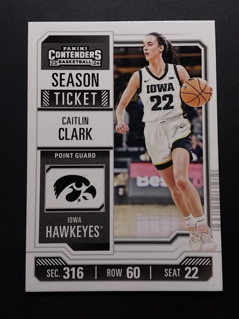 CAITLIN CLARK 2024 Panini Caitlin Clark Collection Contenders billet de ...