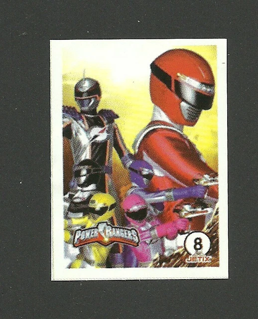 MIGHTY MORPHIN POWER Rangers Scarce Animation TV Cartoon Spanish Card B ...