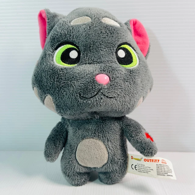DRAGON I TOYS Talking Tom Talk Back Mini Plush Cat Talking Friends ...