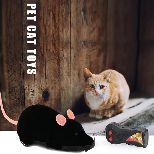 FUNNY REMOTE CONTROL RC Rat Mouse MICE Wireless For Cat Dog Gift Toy ...