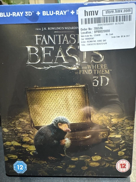 FANTASTIC BEASTS AND Where to Find Them [3D] (DVD/Blu-ray 3D £26.70 ...