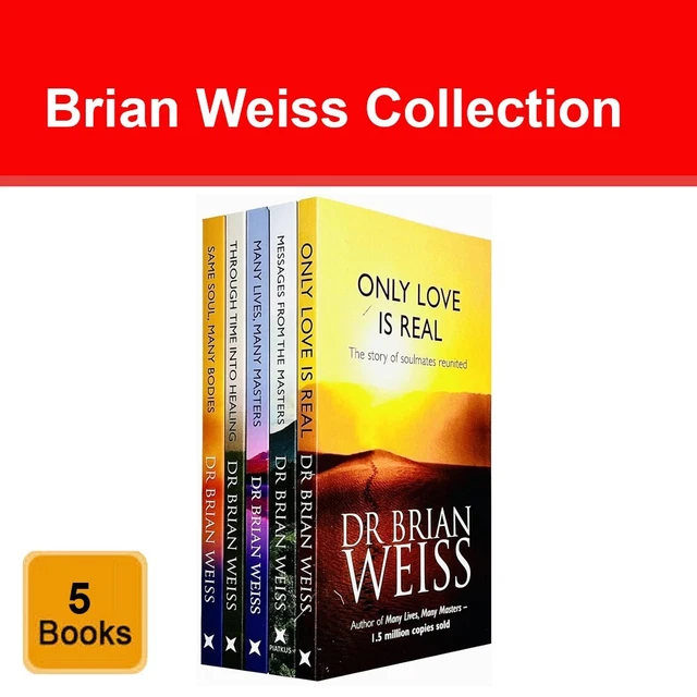 DR. BRIAN WEISS Sammlung 5 Bücher Botschaften von den Meistern, nur ...