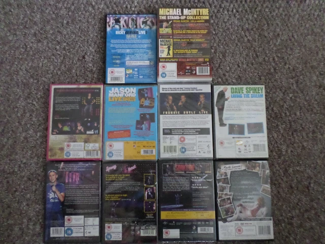 10 X STAND UP COMEDY DVD BUNDLE JOB LOT - ALL BRAND NEW & SEALED EUR 10 ...
