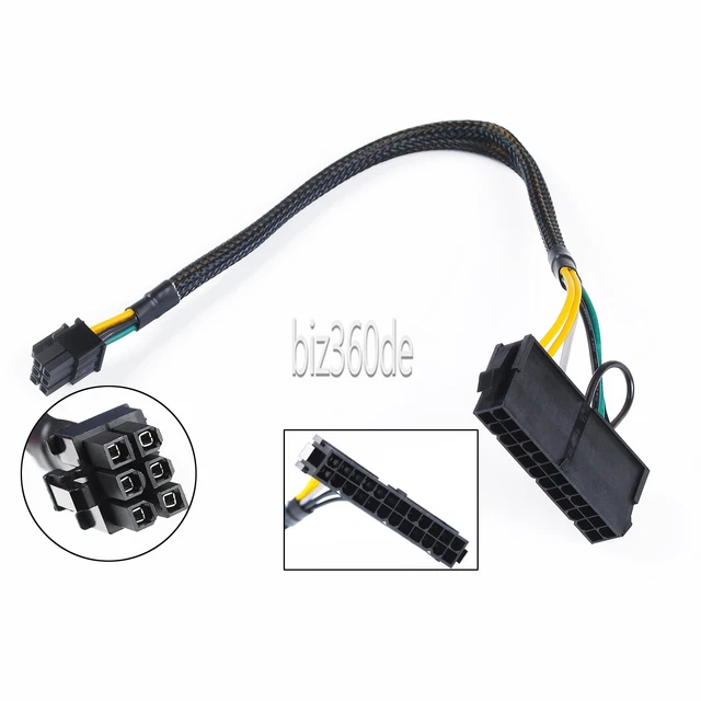 24 PIN TO 6 Pin ATX PSU Power Adapter kabel für Dell OptiPlex and More ...