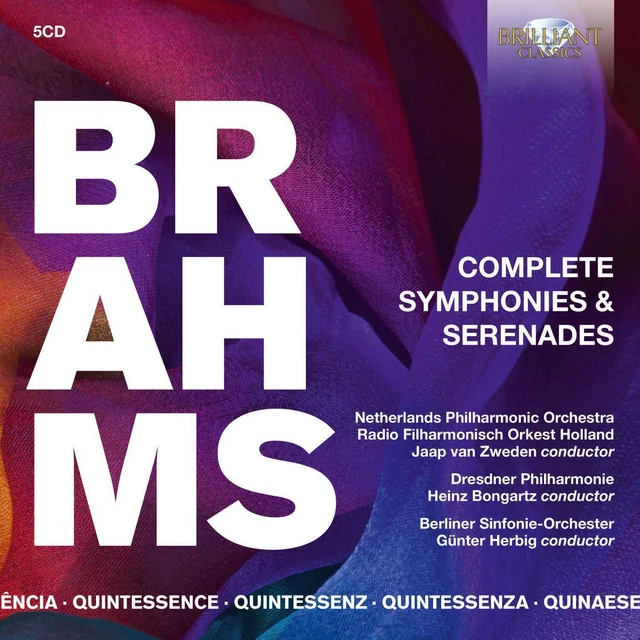 JOHANNES BRAHMS BRAHMS: Complete Symphonies & Serenades (CD) Box Set EUR 28,18 - PicClick FR