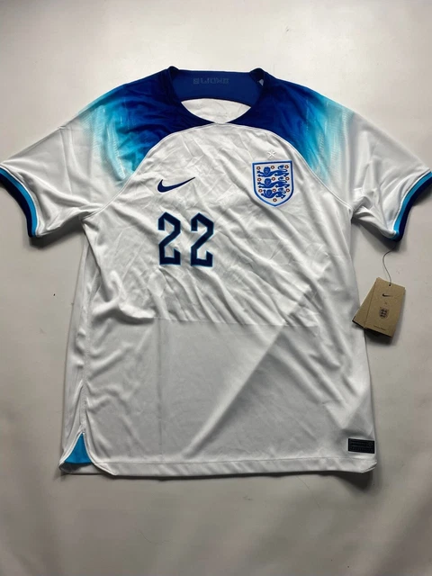 ENGLAND JUDE BELLINGHAM Official Nike World Cup 2022 Mens Home Shirt £34.99 - PicClick UK