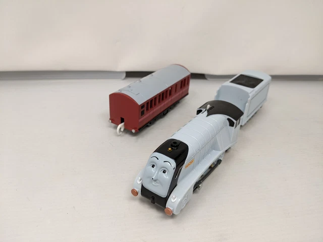 THOMAS & FRIENDS Trackmaster Spencer & Tender Motorized Engine TOMY ...