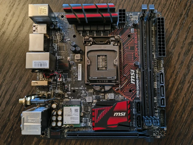 MSI Z170I GAMING PRO AC Motherboard Intel Z170 LGA 1151 DDR4 Mini-ITX DP M.2 £52.72 - PicClick UK