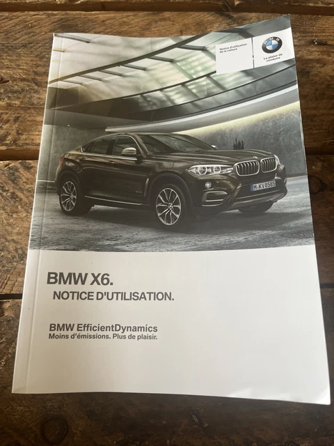 MANUEL NOTICE D Utilisation BMW X6 EUR 45,00 - PicClick FR