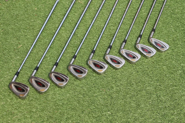 BLAZE BRASS INERTIA Pro Select Golf Clubs Steel Shaft 3-9 Plus S & P. £ ...