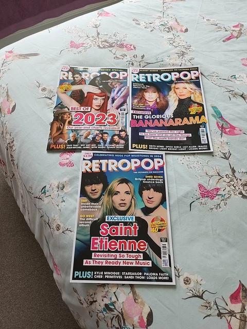 3 RETROPOP MAGAZINES Jan Feb Mar 2024 New Lot Retro Pop £15.99 ... 3 RETROPOP MAGAZINES Jan Feb Mar 2024 New Lot Retro Pop £15.99 ...