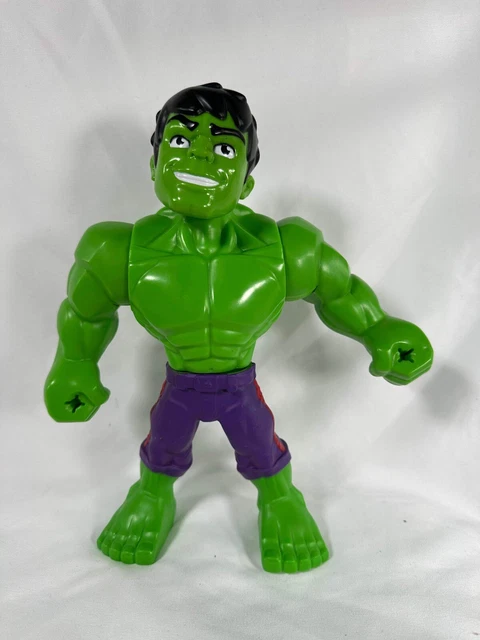 MARVEL PLAYSKOOL HEROES 10" Incredibile Figura Hulk Mega Mighties ...