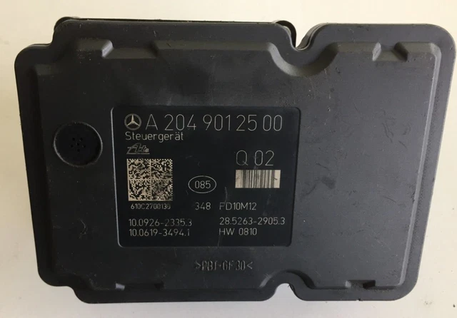 ORIGINAL MERCEDES BENZ W204 ABS Steuergerät A2049012500 EUR 229,99 ...