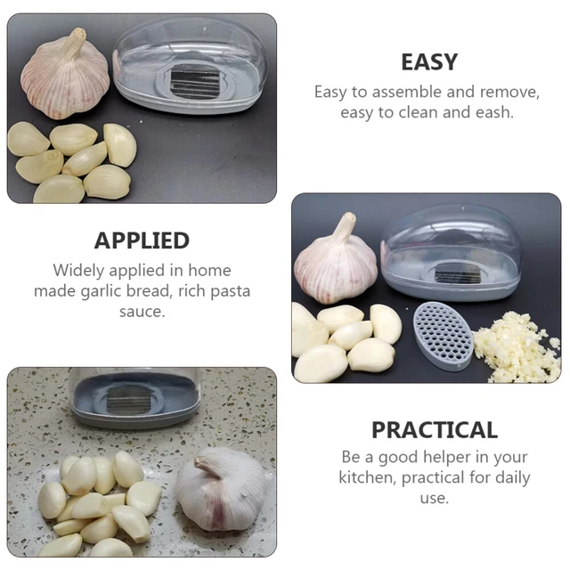 GARLIC MINCING PRESS Garlic Dicer Pepper Grinder Crush Garlic Machine £ ...