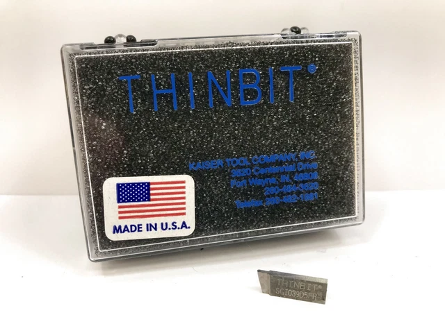 KAISER THINBIT SGI03905FR New Carbide Inserts 11pcs £74.51 - PicClick UK