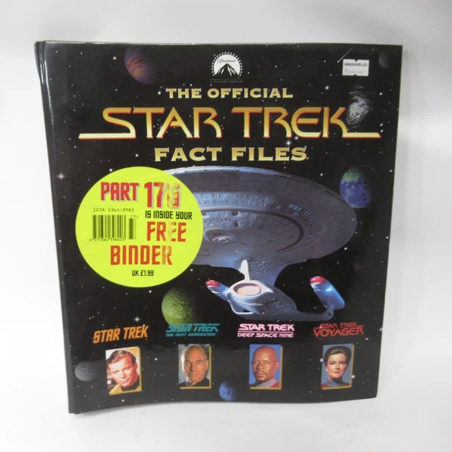 THE OFFICIAL STAR Trek Fact File Collection Folder Bundle Magazine Sci ...