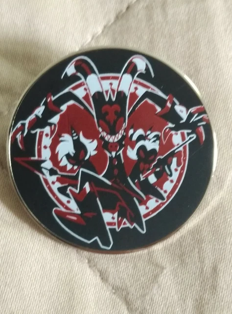 NEW HELLUVA BOSS Blitzo Metal Round Pin Badge £6.90 - PicClick UK