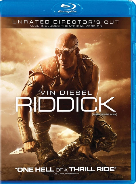 RIDDICK (BLU-RAY) VIN Diesel Katee Sackhoff Karl Urban Dave Bautista ...
