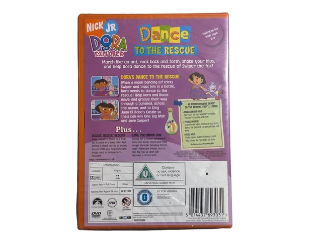 DORA THE EXPLORER: Dance To The Rescue (DVD) (N17) £7.99 - PicClick UK