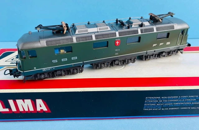 LIMA 'HO' SCALE 208051 Lg Electric 'Sbb-Cff' #11604 Twin Pantograph ...