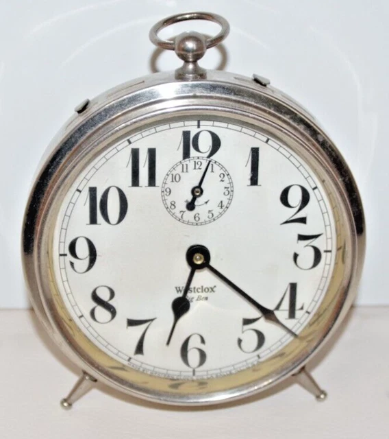 ANTIQUE WESTCLOX BIG Ben Peg Leg Alarm Clock Very Nice Clean All ...
