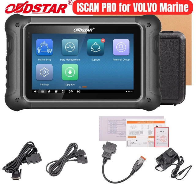 OBDSTAR ISCAN PRO for VOLVO Marine Diagnostic Scan Tool Code Reader ...