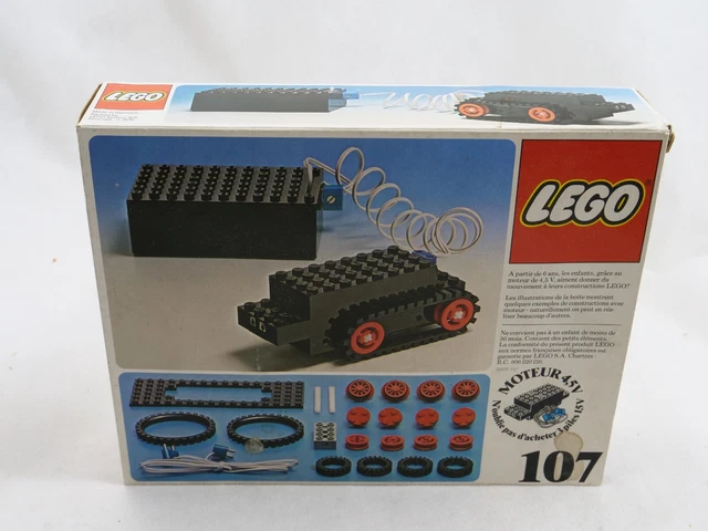 LEGO N° 107 MOTEUR RARE de 1976 INCOMPLET en boite EUR 47,00 - PicClick FR