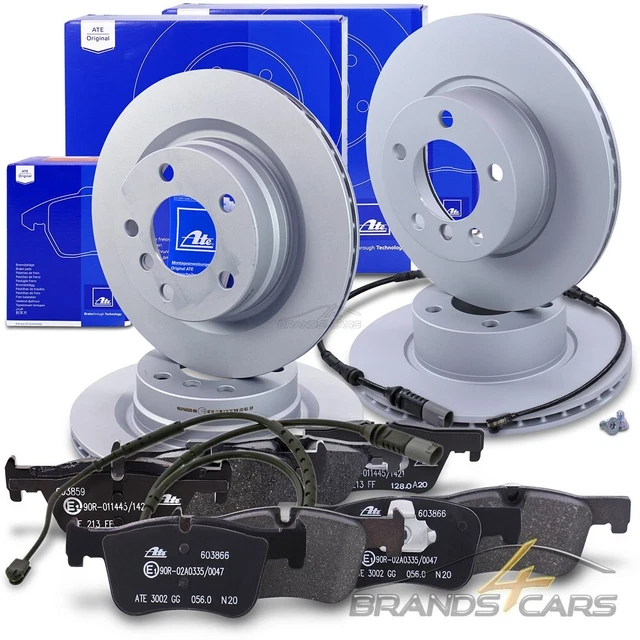 ATE BREMSSCHEIBEN +BREMSBELÄGE +Vwk Vorne+Hinten Für 1-Er F20 3-Er F30 4-Er F32 EUR 327,18 ...