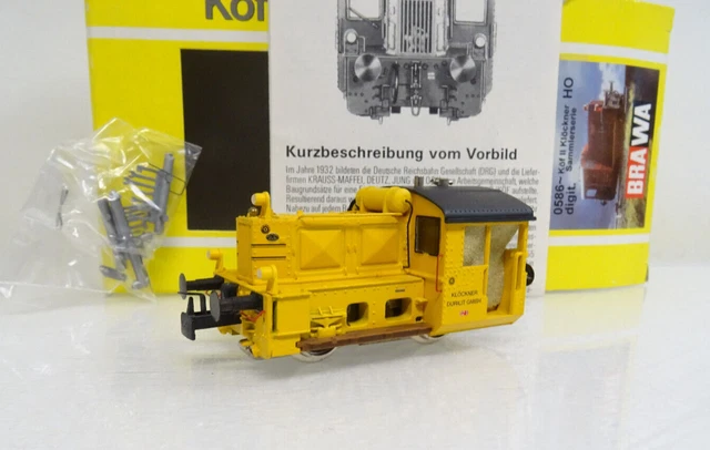 BRAWA H0 0586 AC Diesellok Köf IIKlöckner Sammlerserie Digital in OVP ...