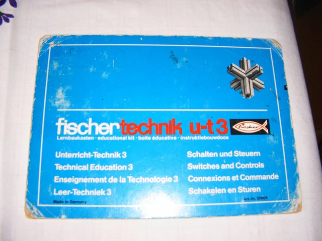 FISCHERTECHNIK BAUANLEITUNGEN/PROSPEKTE, KARTONABDECKUNG ut 3 EUR 2,99 ...